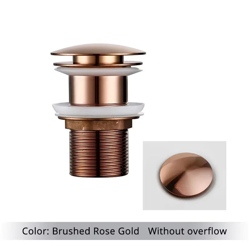 Слив для ванной розового золота Brushed Rose-T