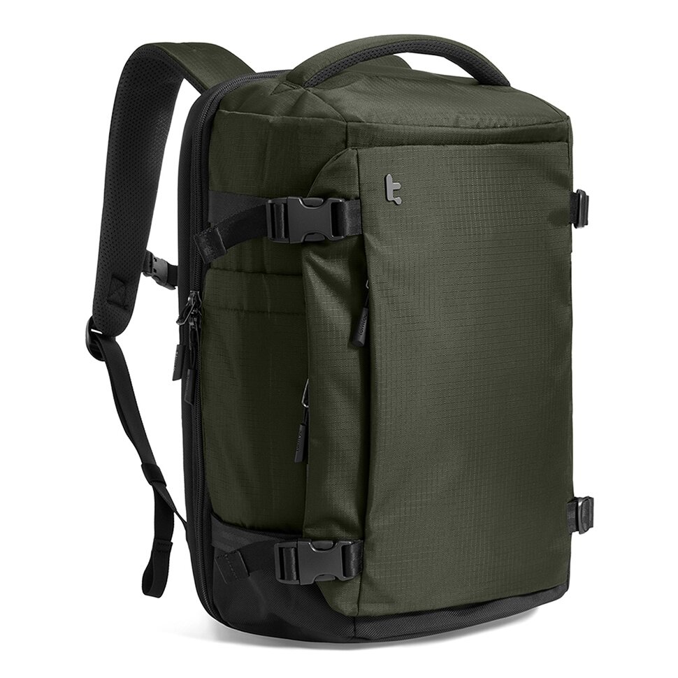 Tomtoc рюкзак для ноутбуков 17" (Win), Navigator-T66 Liteway Travel 40L, зеленый