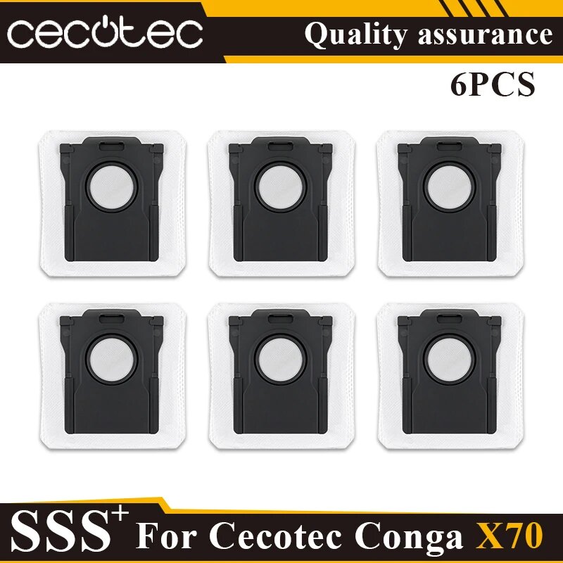6шт. Запчасти для Cecotec Conga X70, Цвет: 6PCS