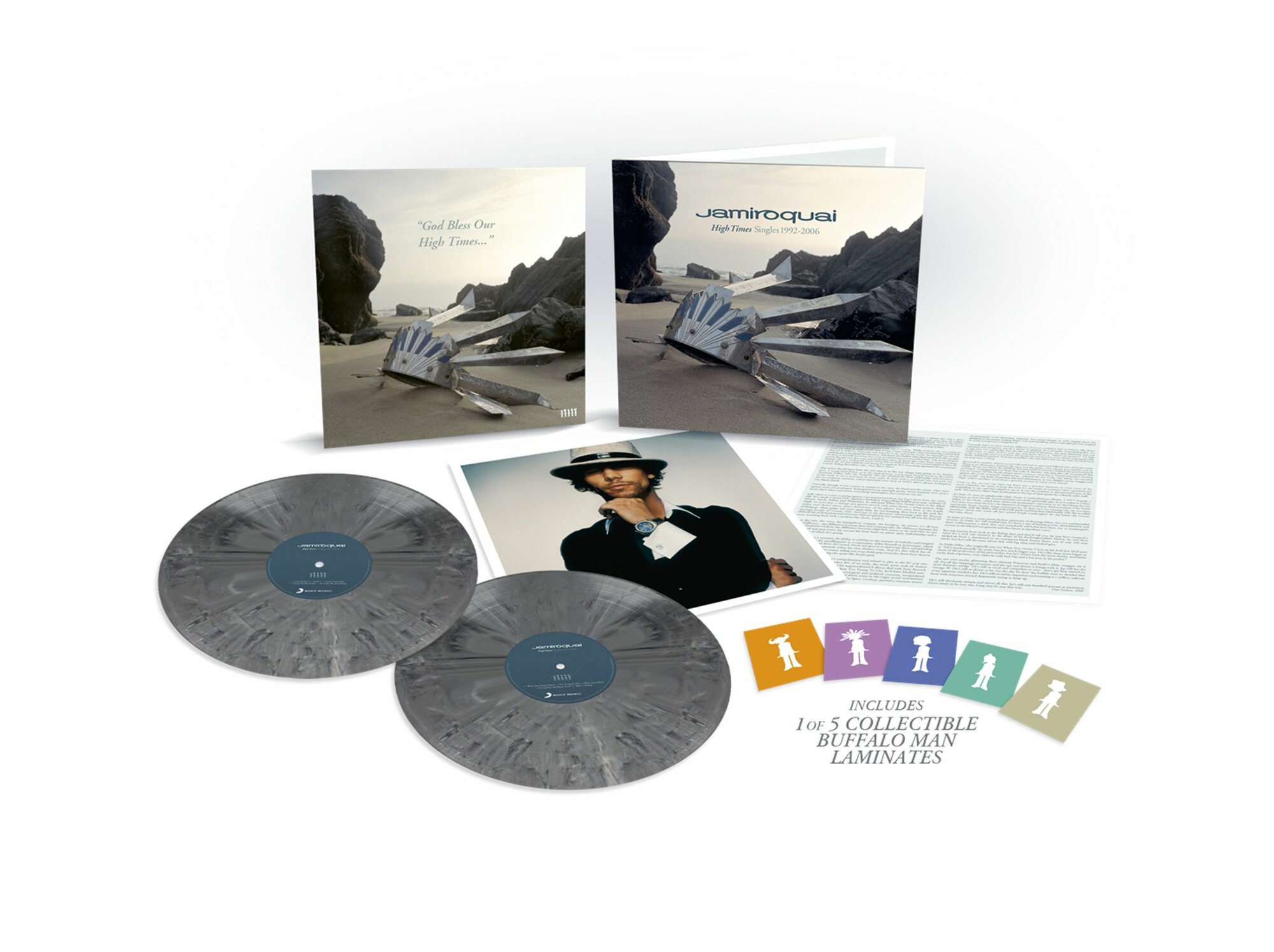 Виниловая пластинка Jamiroquai - High Times - Singles 1992-2006: Tour Edition (remastered) (Colored Vinyl) (2 LP) (2 LP)