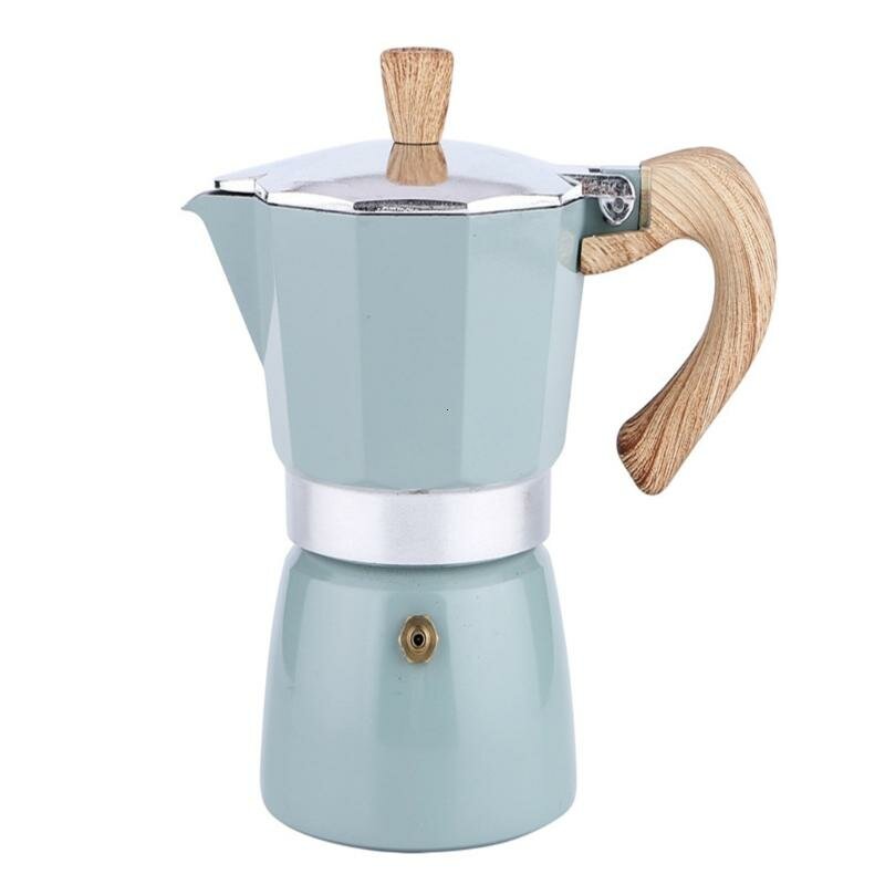 Эспрессо-кофейник для плиты, Голубое озеро - 300ml