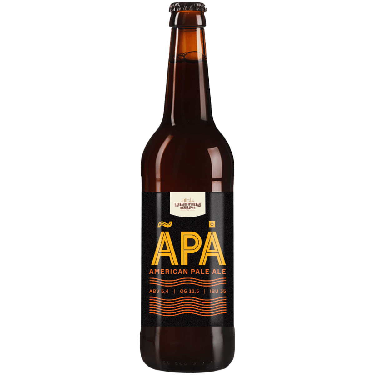 Пиво Василеостровская Пивоварня APA светлое 0,45 л