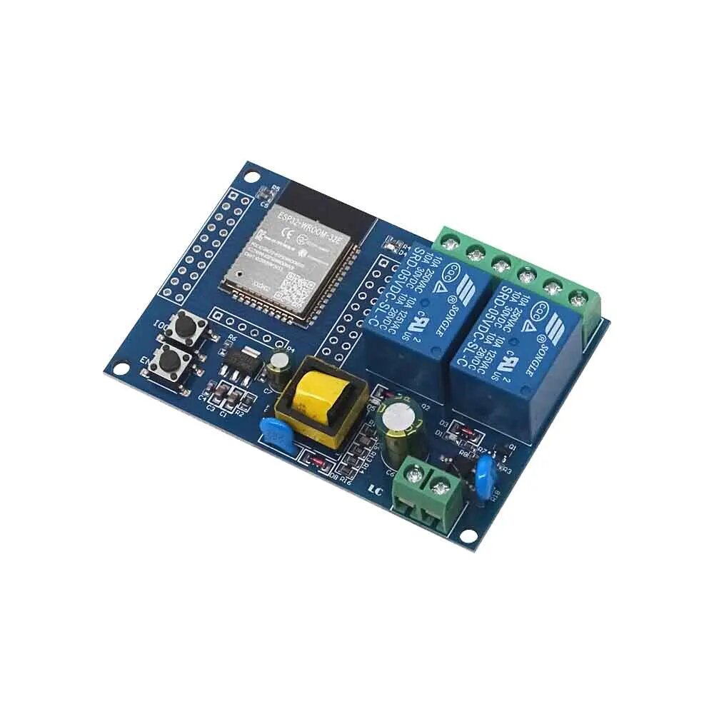 ESP32 Wi-Fi Bluetooth модуль с двумя реле