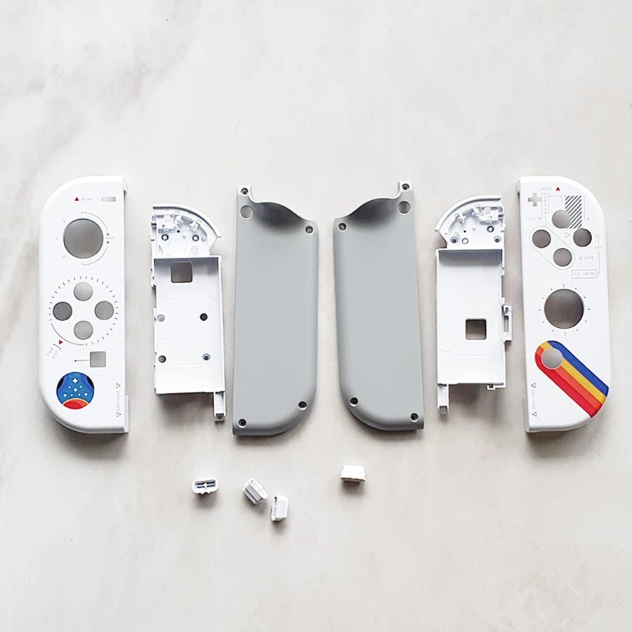 Корпус Joy-Con для NS Switch, серебристый