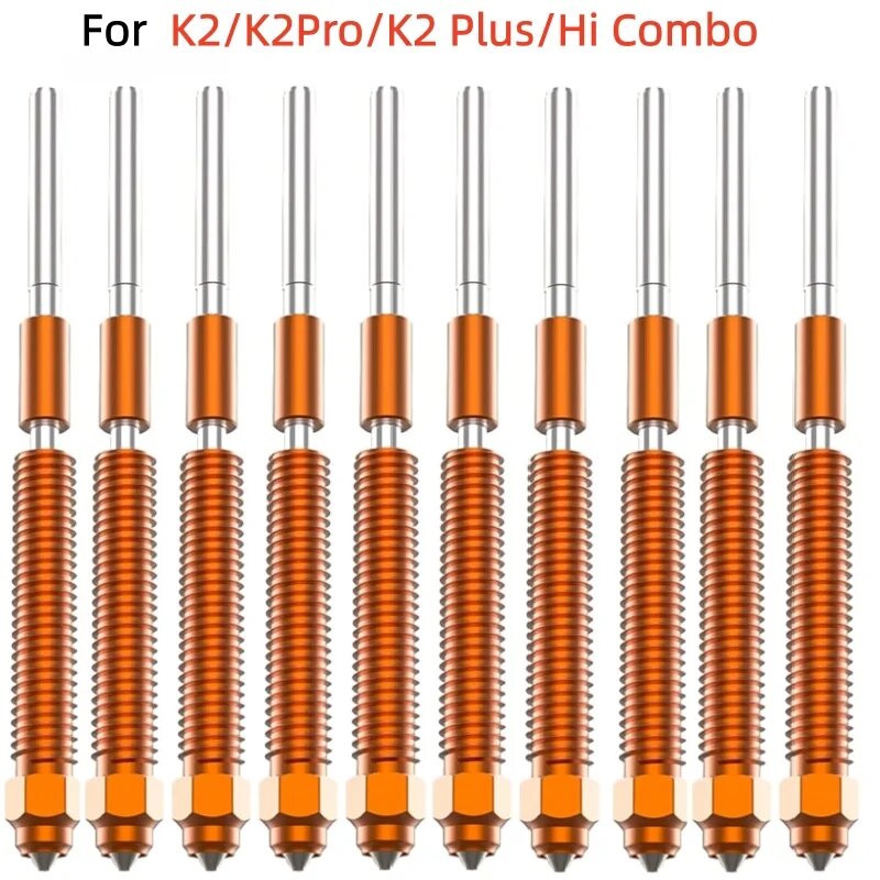 Creality K2 Plus Hi Combo Nozzle Комплект сопел для быстрой замены из закаленной стали Цельнометаллический дизайн для Creality K2/K2Pro/K2 Plus/Hi Combo
