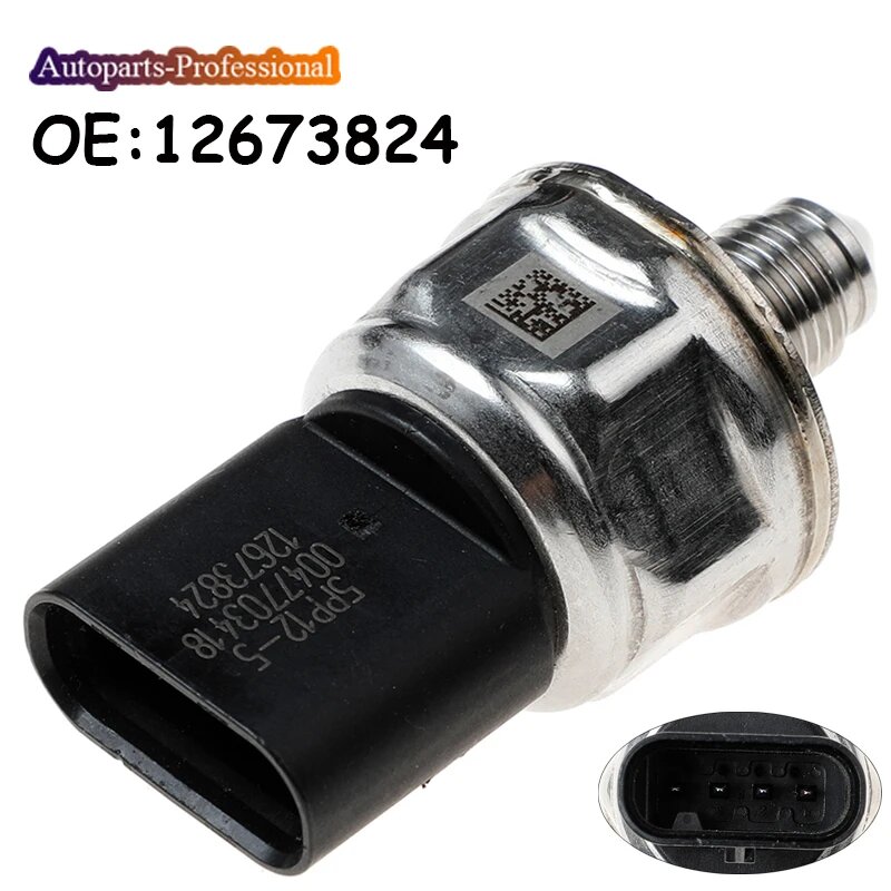 Датчик давления топливной рампы автомобиля 12673824 5PP12-5 для Cadillac Escalade Chevrolet Corvette Suburban Tahoe GMC Sierra 1500 Yukon XL
