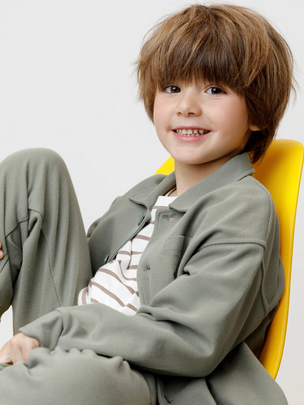 Рубашка на пуговицах детская, натуральный хлопок