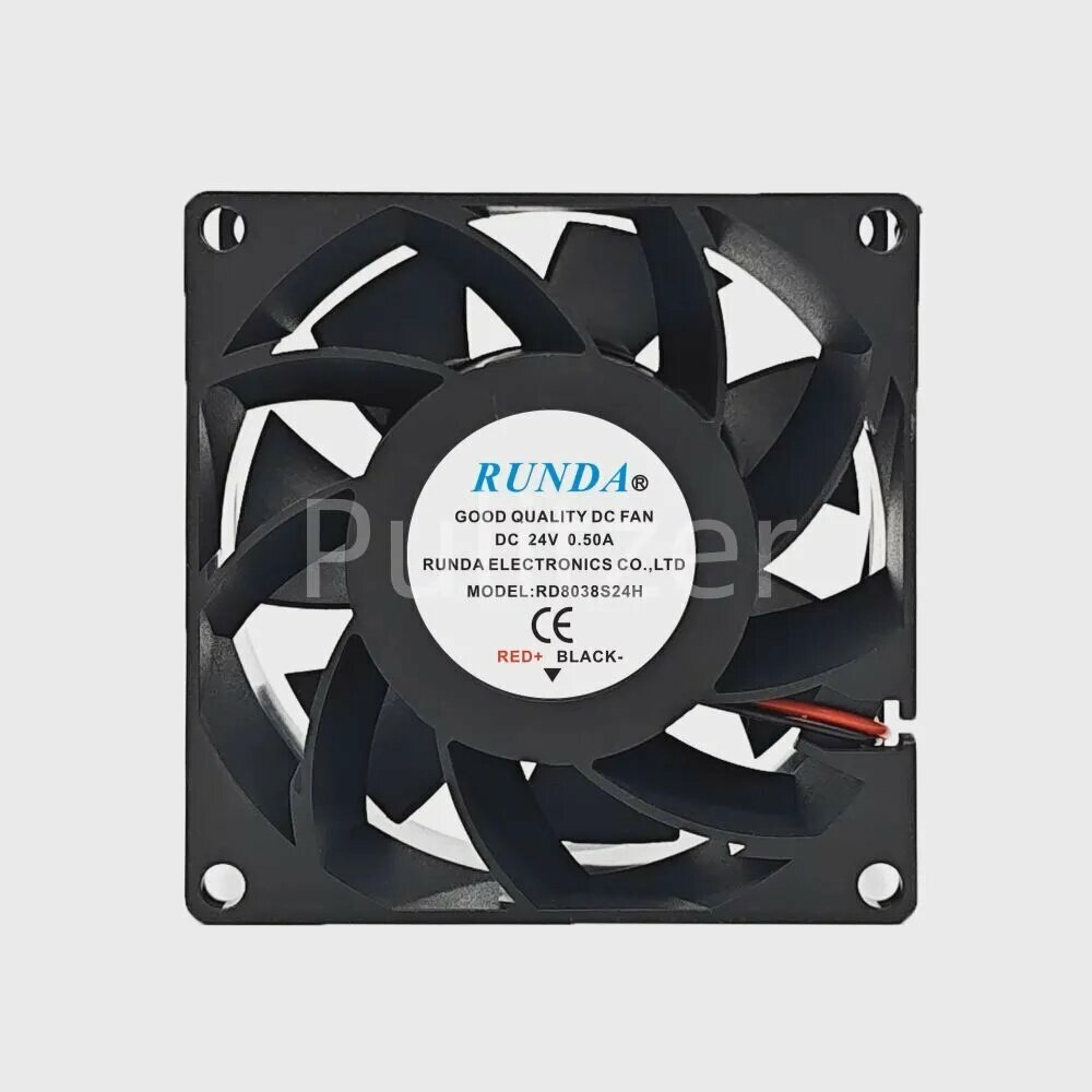 Охлаждающий вентилятор RD8038S24H 24В 0.50A 80*80*38 мм