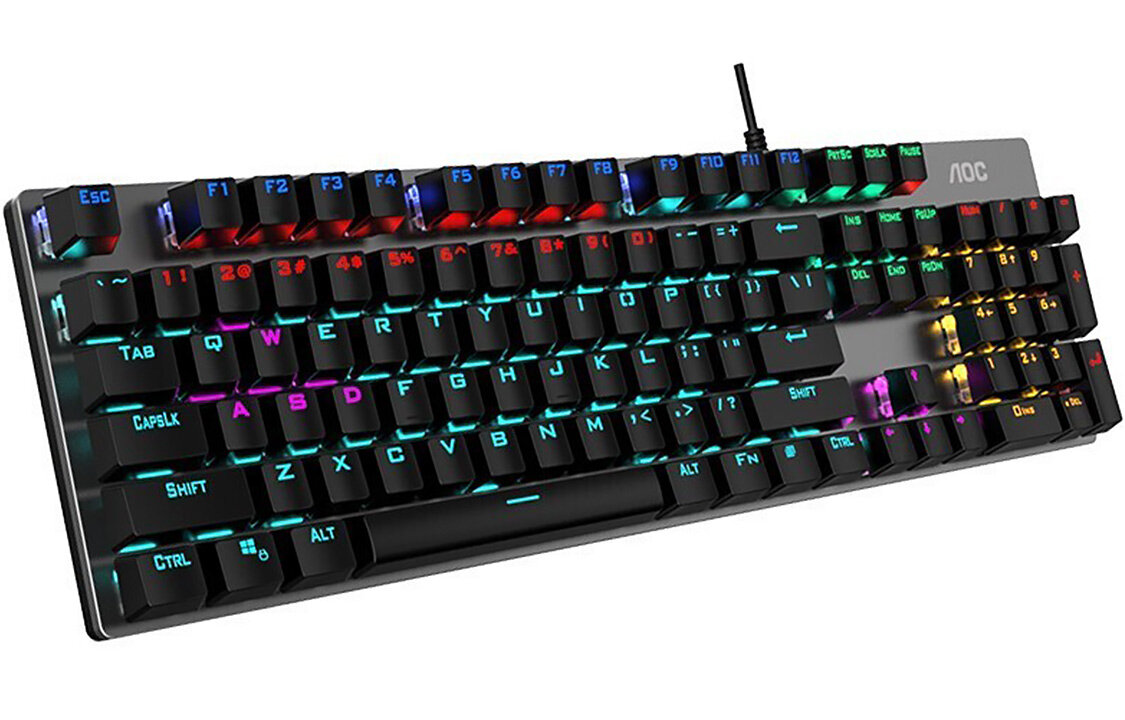 Клавиатура игровая унисекс AOC GK410, Blue Switch