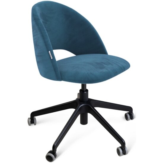 Стул подъемно-поворотный Sheffilton SHT-ST34/S154 тихий океан/черный