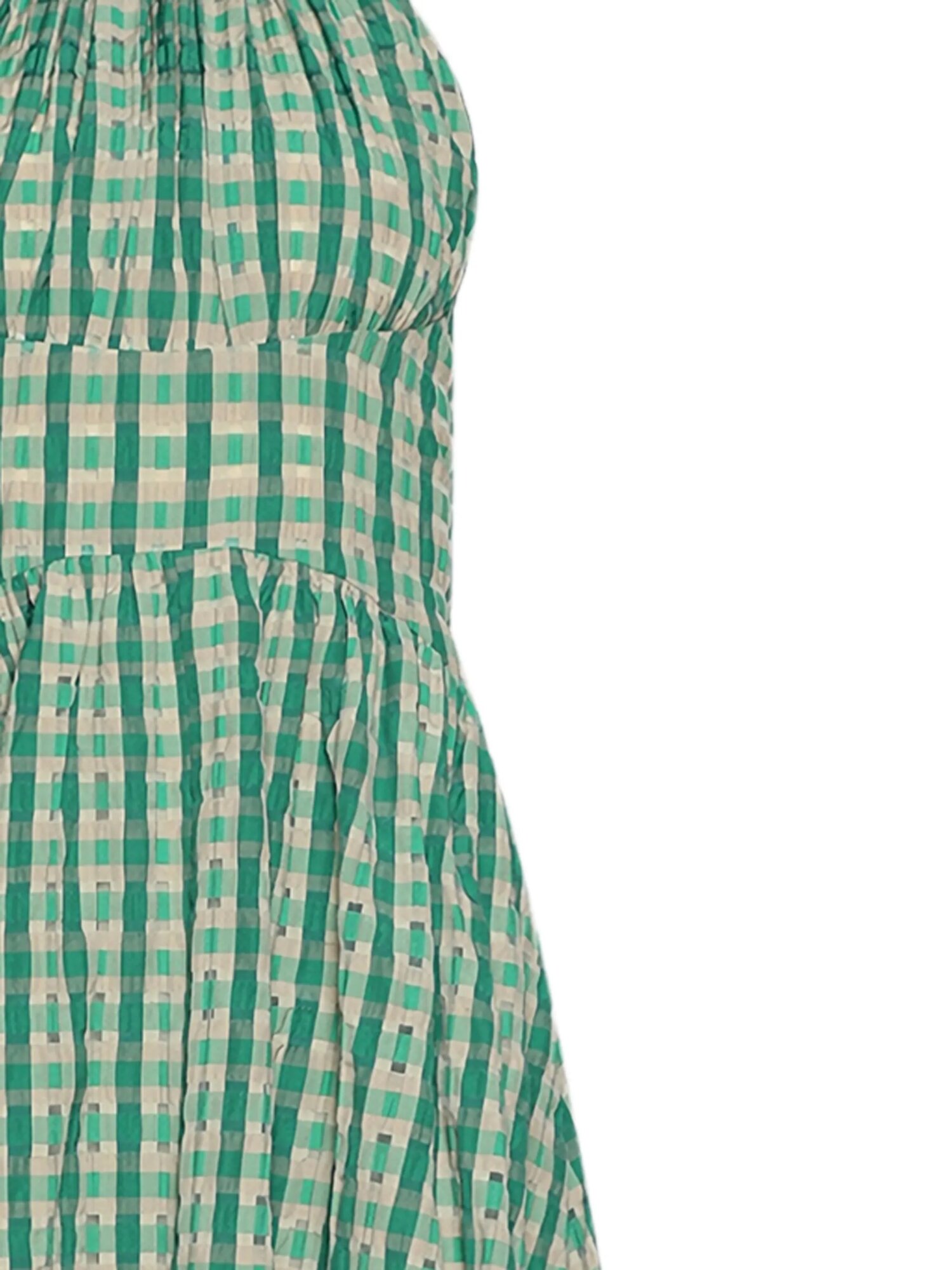 Платье Rosie Assoulin Halterneck checked midi dress, размер 4 — фото 1