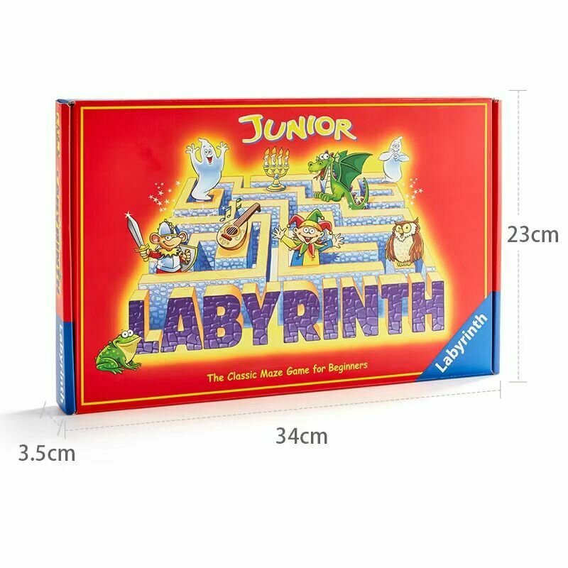 Сумасшедший лабиринт / Настольная игра бродилка для детей от 7 лет, компании подростков, взрослых / Большая ходилка для всей семьи