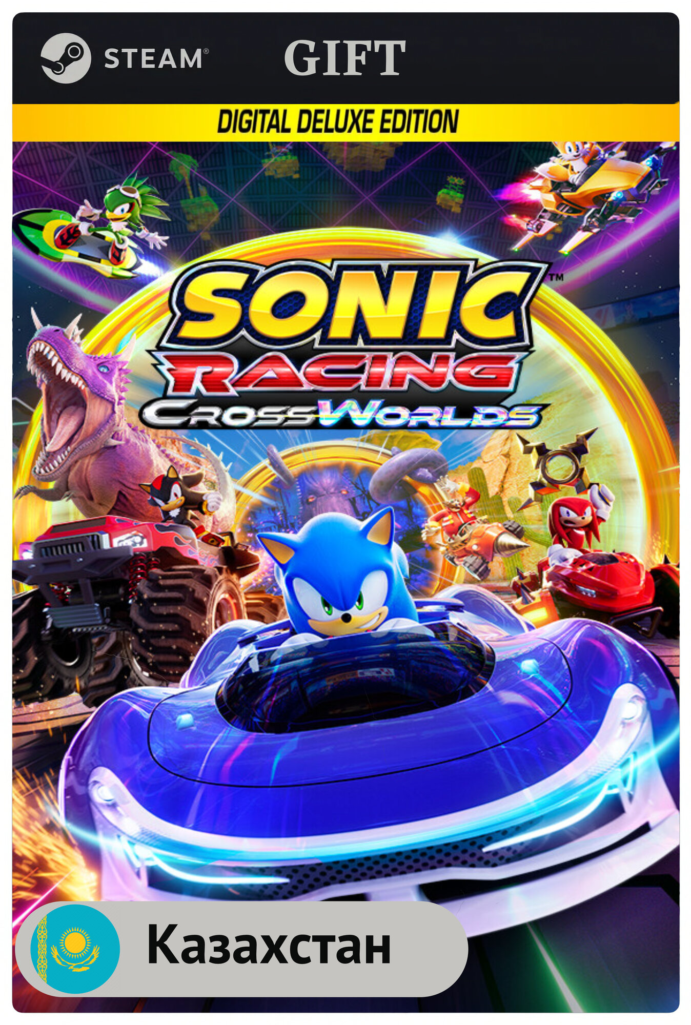 Игра Sonic Racing: CrossWorlds - Digital Deluxe Edition для PC (ПК) Steam, Steam Deck, GIFT Казахстан