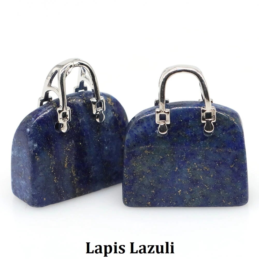 Шармы подвески кристаллы тигровый глаз кварц опал Темно-синий, 1PC, Lapis Lazuli