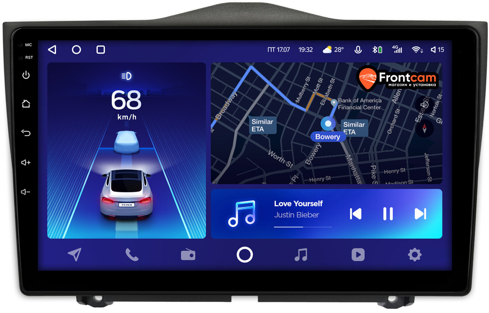 Штатная магнитола Lada Granta FL, Granta Cross, ВИС 2349 2018-2025, Granta Sport 2023-2025 Teyes CC2 PLUS 6/128 9" RM-9090 Android 10 (4G-SIM, DSP, QL