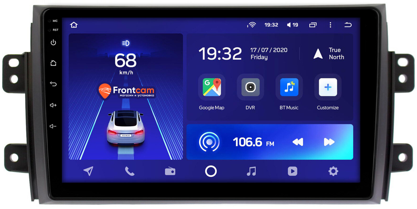 Штатное головное устройство Suzuki SX4 2006-2014 Teyes CC2L PLUS 2/32 9 дюймов RM-9035 на Android 8.1 (DSP, IPS, AHD)