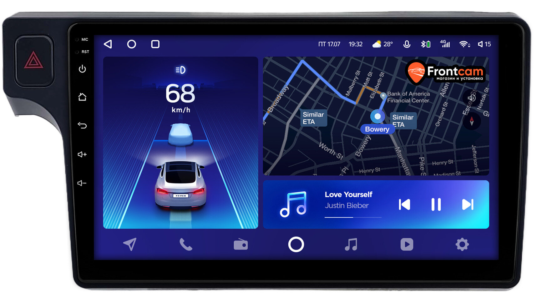 Штатная магнитола Lada (Самара) ВАЗ 2113, ВАЗ 2114, ВАЗ 2115 1997-2013 Teyes CC2 PLUS 6/128 9" RM-9-2244 Android 10 (4G-SIM, DSP, QLed)