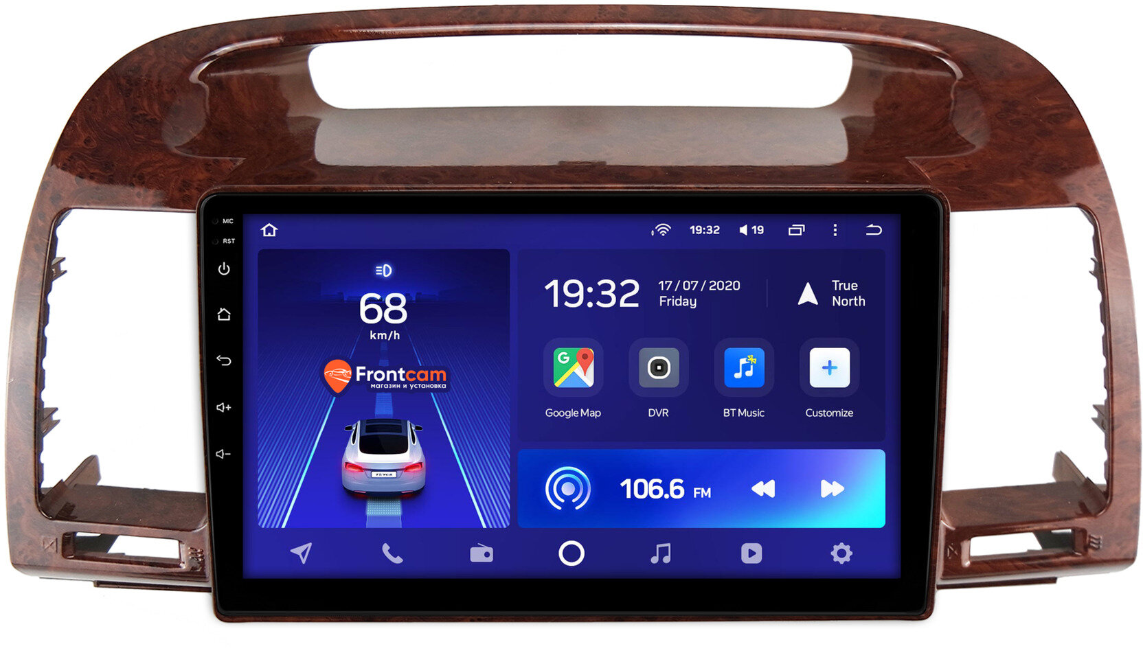 Штатная магнитола Toyota Camry XV30 2001-2006 (под дерево) Teyes CC2L PLUS 2/32 9" RM-9-961 Android 8.1 (DSP, IPS, AHD)