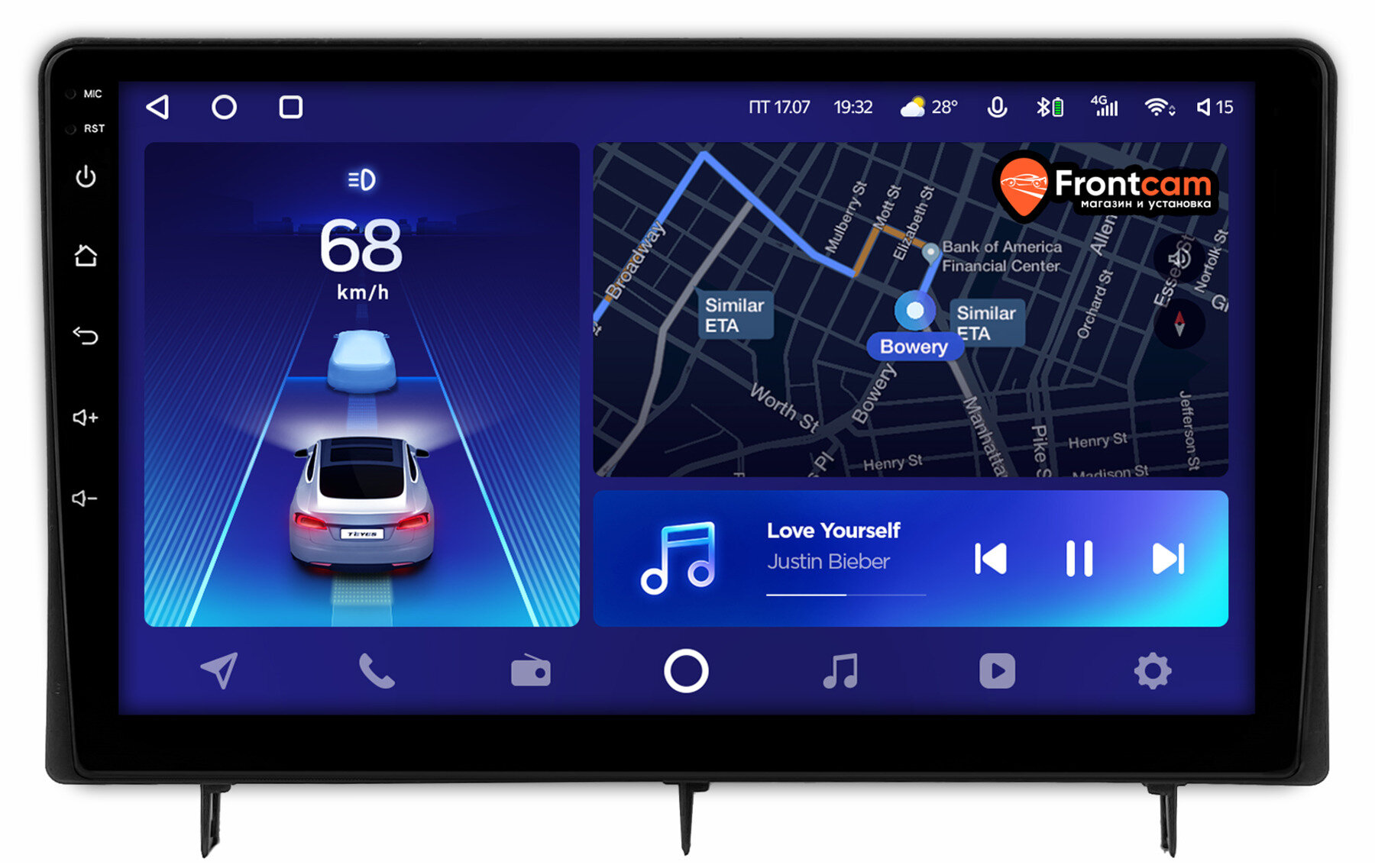 Штатная магнитола Honda Civic 11, Integra 5 2021-2026 Teyes CC2 PLUS 4/32 10" RM-10-0196 Android 10 (4G-SIM, DSP, QLed)