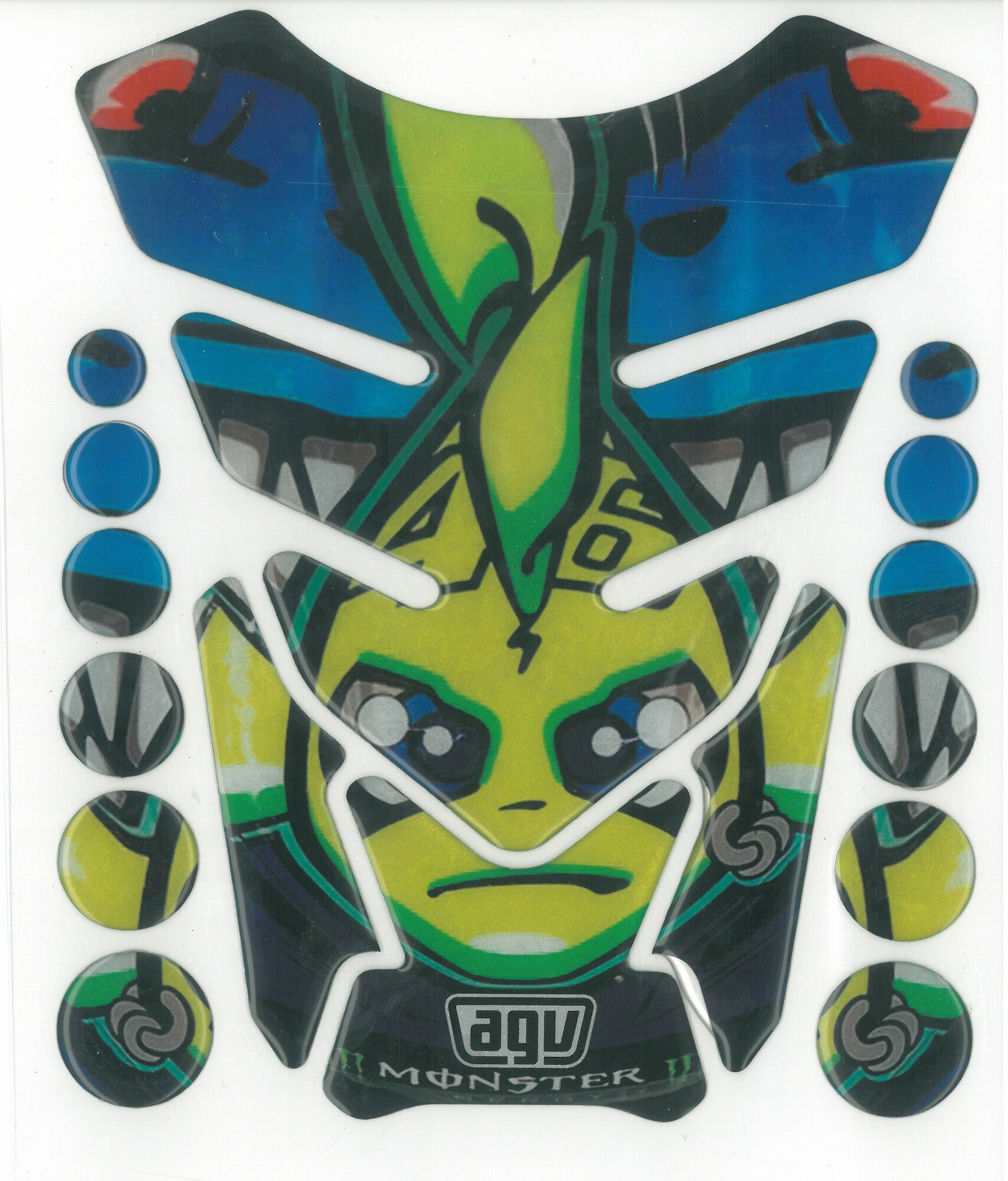 Наклейка VR46 AGV 2