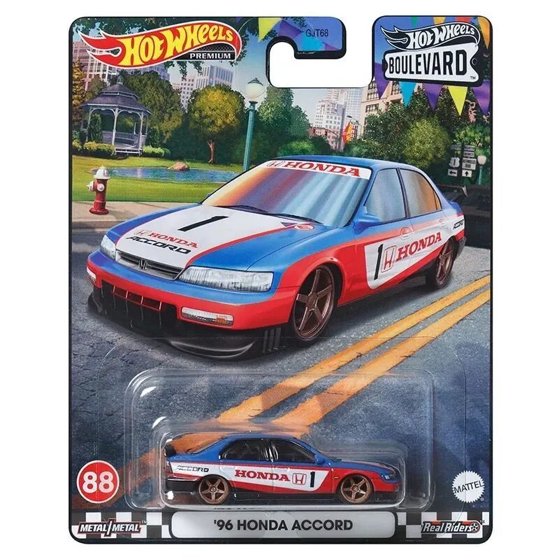 Meitai Колесо ветра и огня 1:64 96 Honda Accord Коллекционные машины.