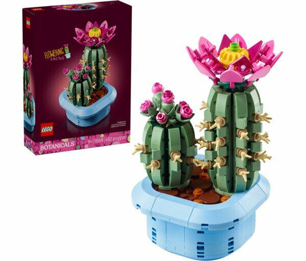 Конструктор LEGO Botanicals 11509 Цветущий кактус в горшке (Lego 11509)