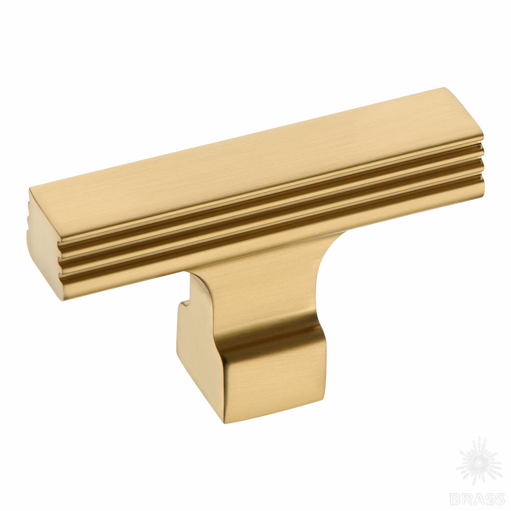 63-Champagne Gold Ручка кнопка модерн, матовая латунь, Турция