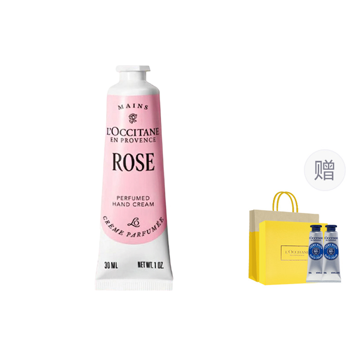 Ароматный крем для рук унисекс LOCCITANE Сердце Радости Розы, 30 мл, 75 мл, 2x30 мл