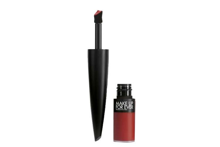 Блеск для губ женский MAKE UP FOR EVER Color Resistant Fleece Mist Small Black Tube, #440
