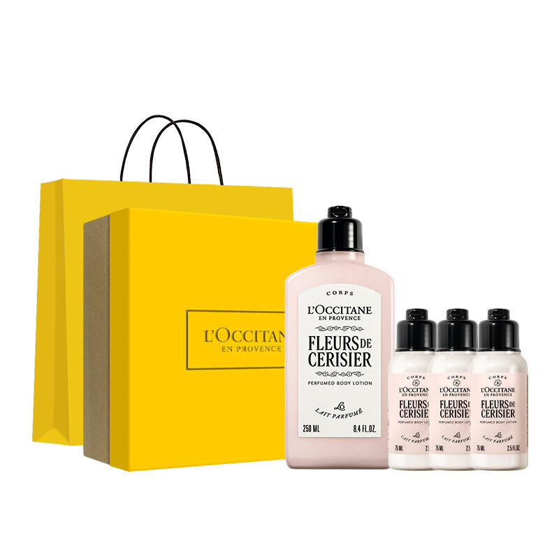 Набор для ухода за телом унисекс LOCCITANE Cherry Blossom, 250ml+35ml*6, арт. 1495844881