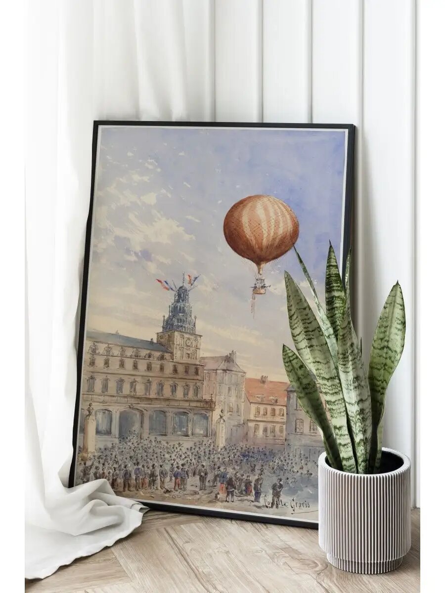 Постер воздушный шар