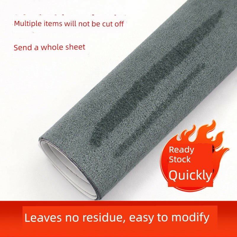 Самоклеящаяся замшевая ткань для ремонта и обновления потолков, модификации салона автомобиля, обшивки дверных панелей,