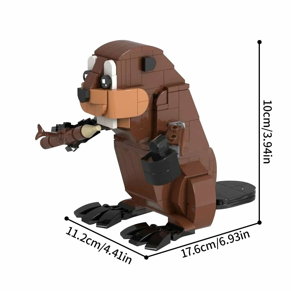 MOC строительные блоки бобр 221 шт