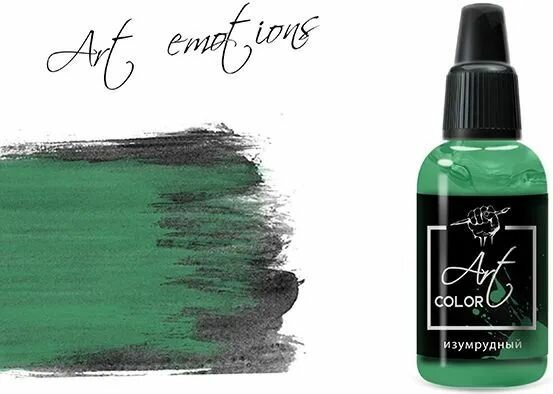 ART180 Краска акриловая Pacific88 Art Color 18 мл изумрудный (emerald)