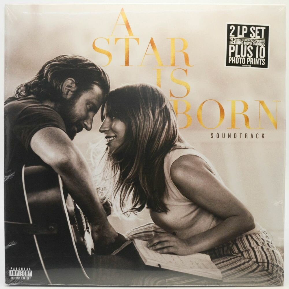 Lady Gaga & Bradley Cooper - A Star Is Born 2LP виниловая пластинка