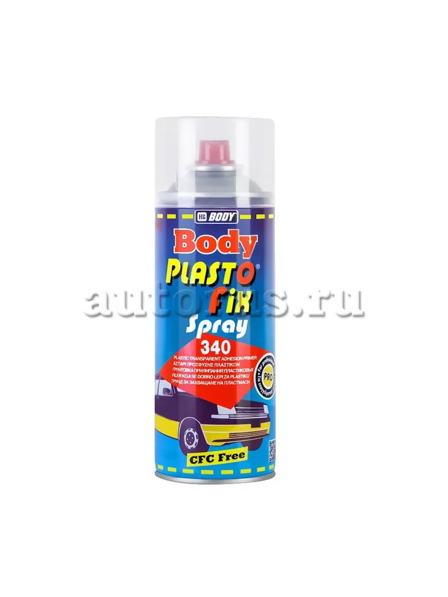 Грунт по пластику спрей 340 Plastofix, 0,4кг BODY 5100000010