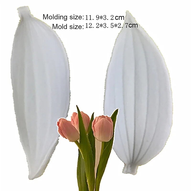 2 шт, силиконовые формы для лепестков Homeclub D