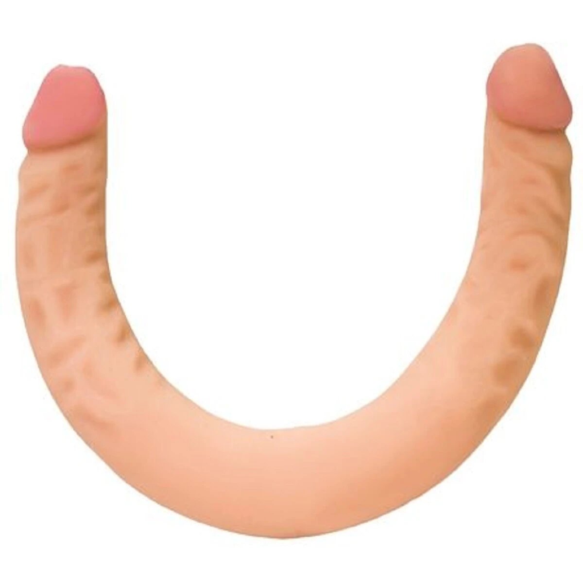 Фаллоимитатор А-Полимер Cyber Skin, двухсторонний, реалистичный 42 см