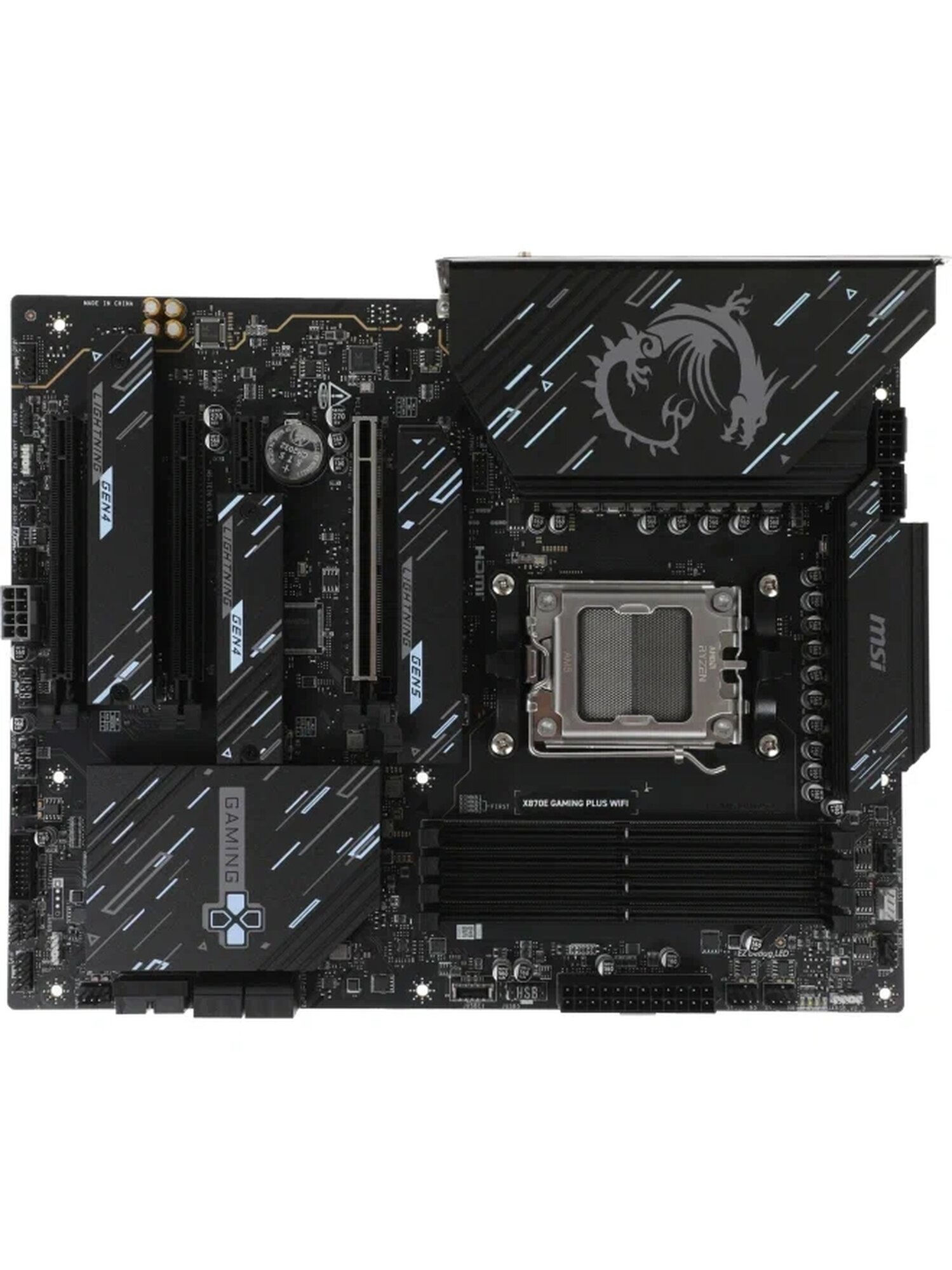 Материнская плата MSI X870E GAMING PLUS WIFI, SocketAM5, AMD X870, ATX
