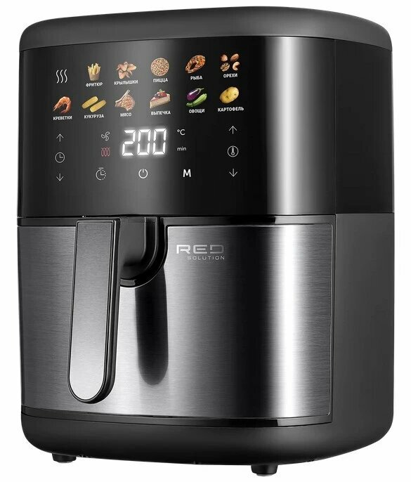 Аэрогриль RED "SOLUTION COLORSENSE" W261, мощность 1500 Вт, объем чаши 6 л