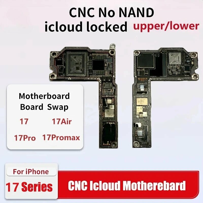 Материнская плата SHVIP для iPhone 17, 17 Air, 17 Pro, 17 Pro Max 17air upper US lock