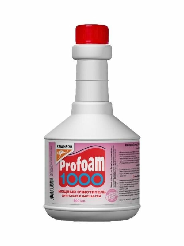 Очиститель двигателя, мощный, Kangaroo Profoam 1000, 600мл, сменный блок