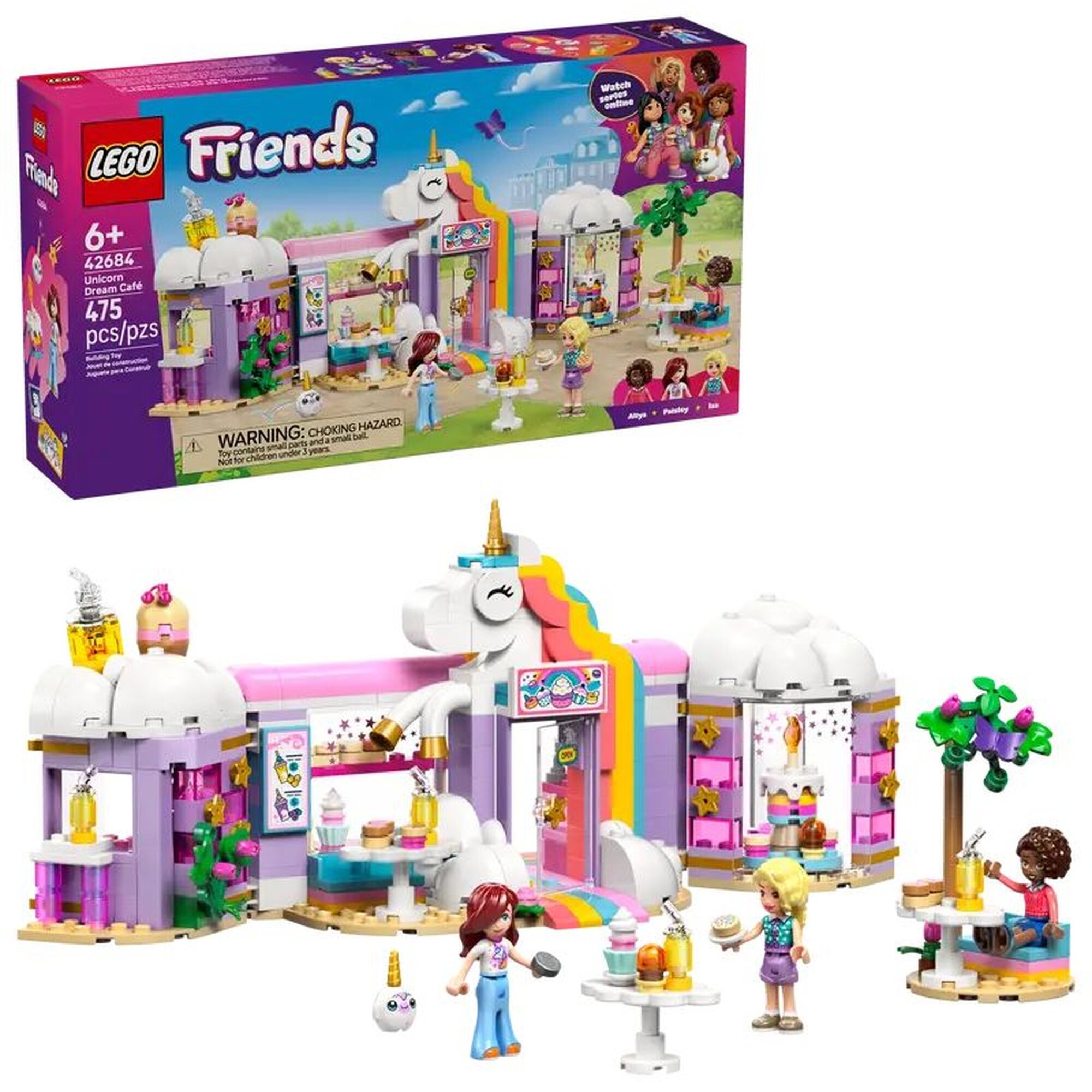 Конструктор LEGO FRIENDS - Кафе Единорог, 475 эл. - Лего друзья 42684