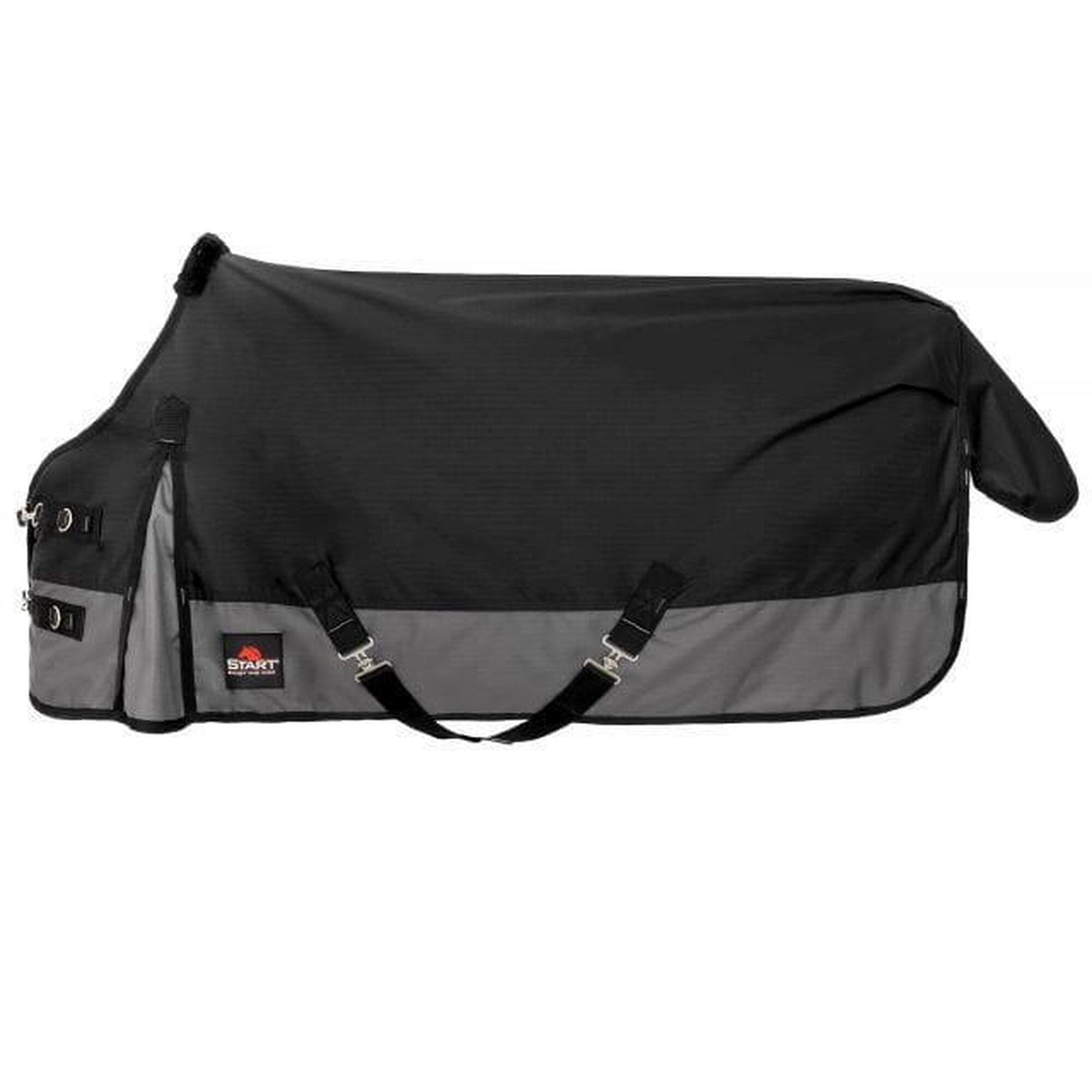 Decathlon Попона Start 2-tone 0g 600d, 115 см, цвет черный, темно-серый