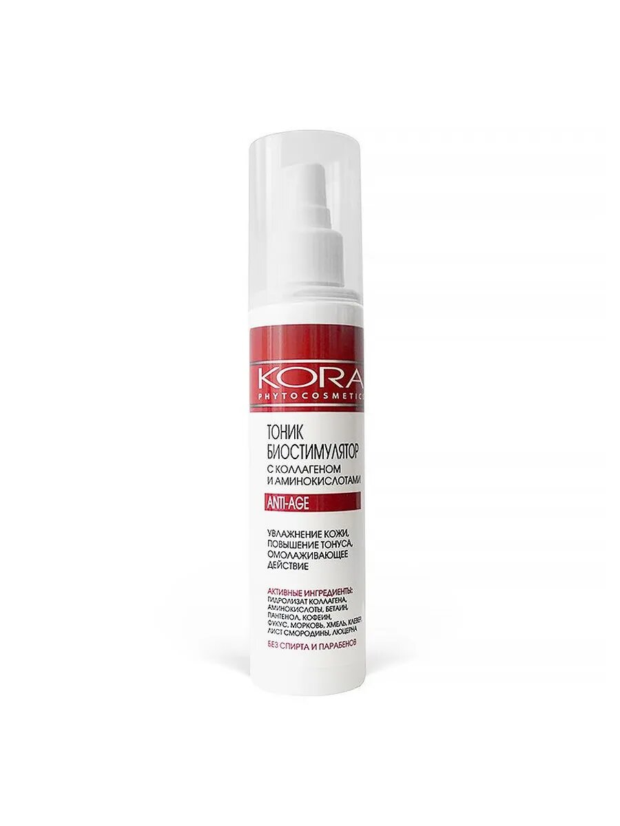 Kora Тоник Anti-Age Биостимулятор коллаген, тоник для лица,
