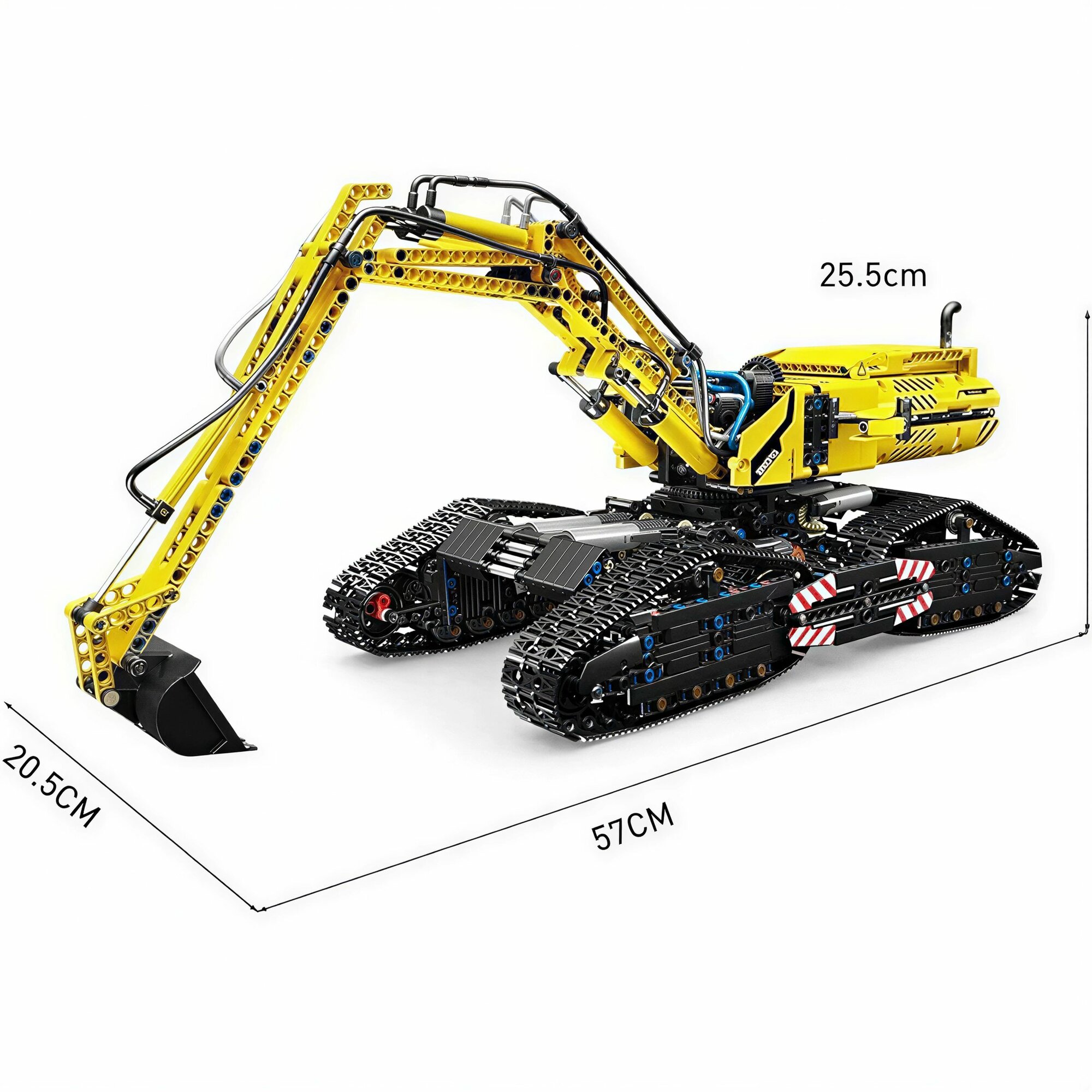 Конструктор Mould King 17018 "Пневматический экскаватор-вездеход с ДУ", 2237 деталей — фото 1