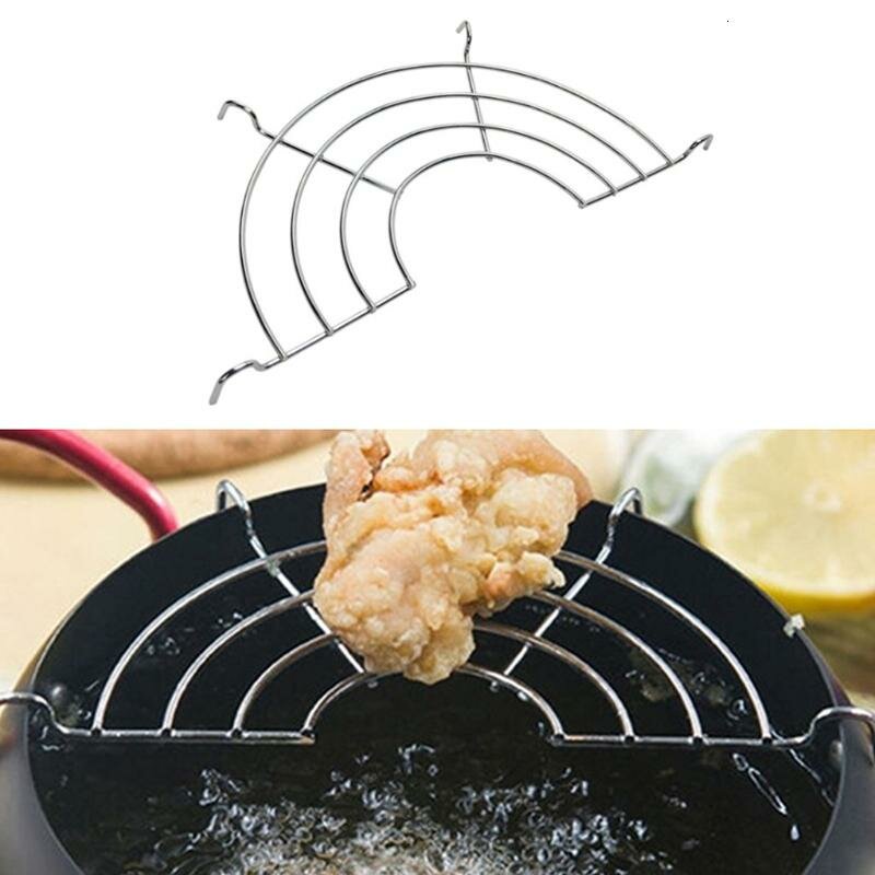 Полукруглая сковородница из нержавеющей стали, 20cm