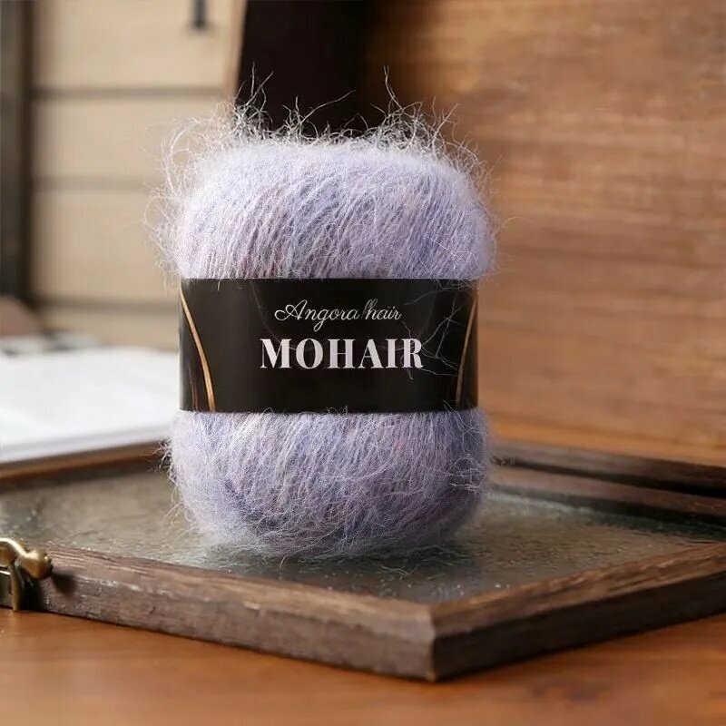 Пряжа из альпаки и мохера, для свитера ручной работы,1 шт,25 г