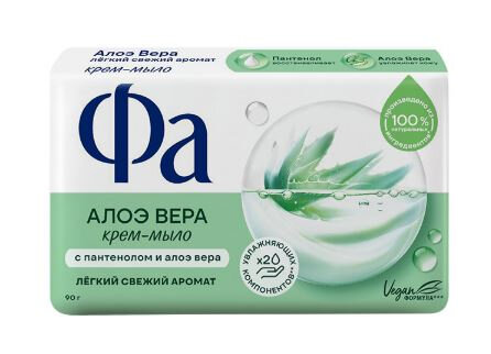 Крем-мыло для тела ФА Алоэ Вера, 90 г