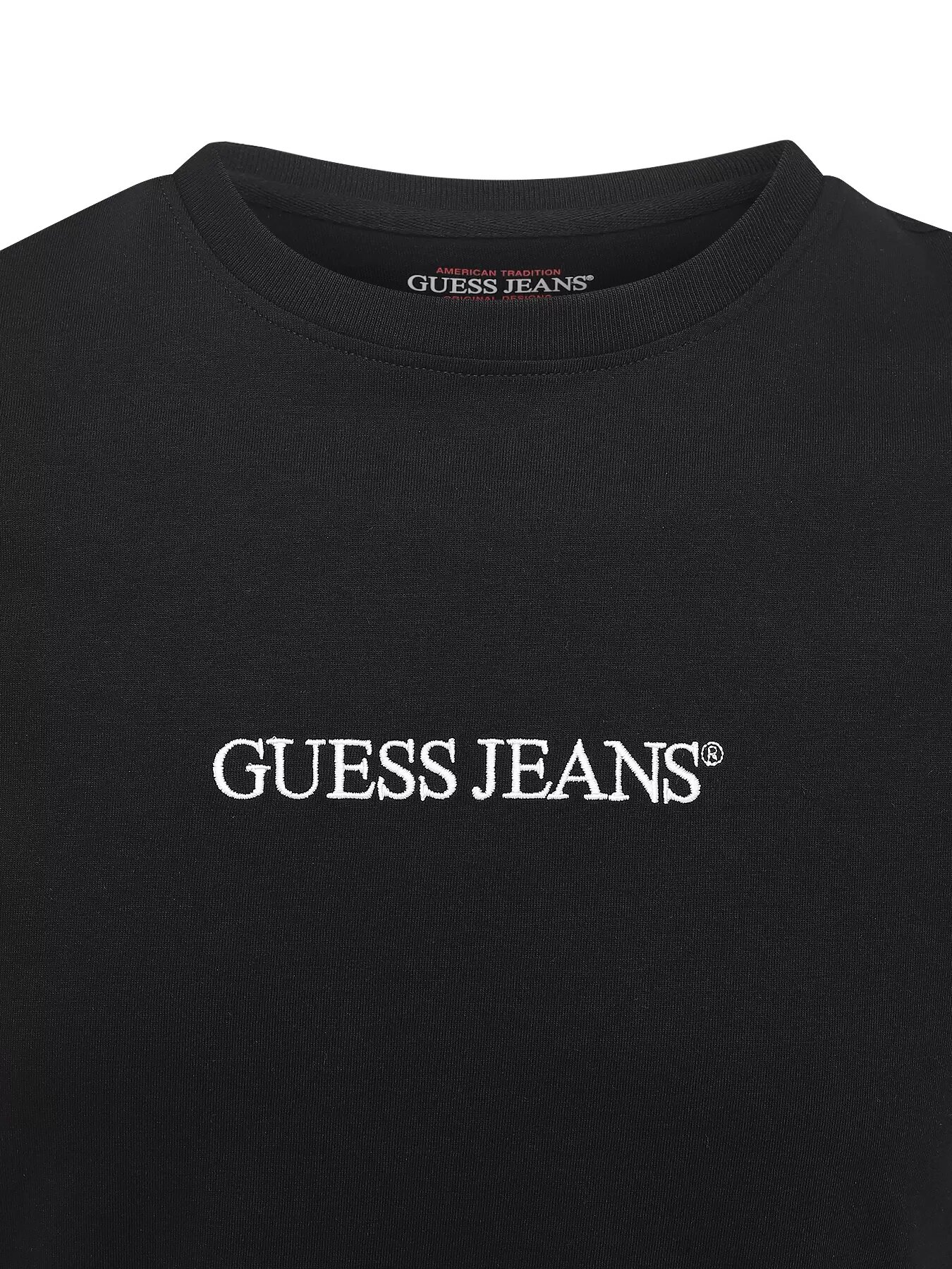 Футболка GUESS JEANS, размер M, черный — фото 1